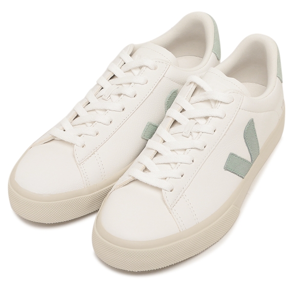 ヴェジャ スニーカー カンポ ホワイト カーキグリーン メンズ レディース ユニセックス VEJA CP0502485