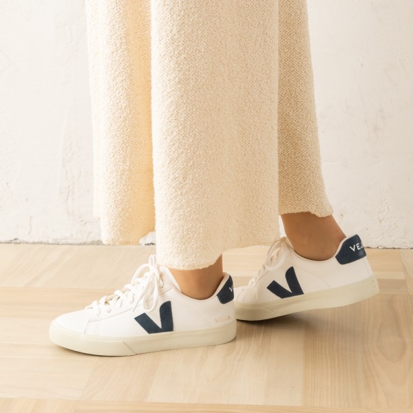 ヴェジャ スニーカー カンポ ホワイト ブルー メンズ レディース ユニセックス VEJA CP0503121