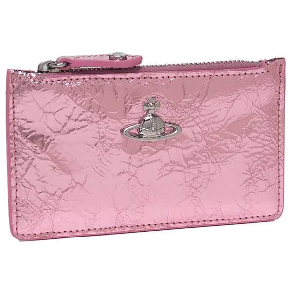 ヴィヴィアンウエストウッド フラグメントケース カードケース ピンク シルバー レディース VIVIENNE WESTWOOD 54020004W L00A7 G404