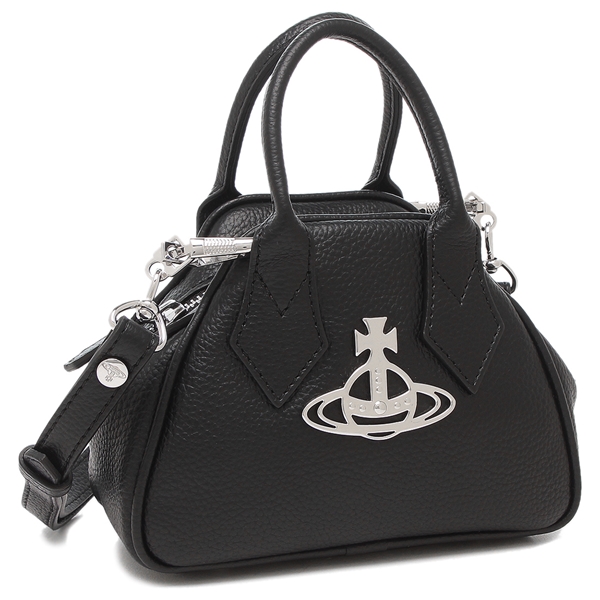 ヴィヴィアンウエストウッド ハンドバッグ ショルダーバッグ ブラック レディース VIVIENNE WESTWOOD 5C010006W S000D N403