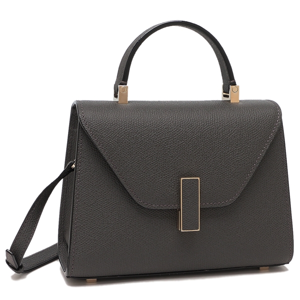 ヴァレクストラ ハンドバッグ ショルダーバッグ イジィデ マイクロ ミニバッグ グレー レディース Valextra WBES0022028LOC99 GF