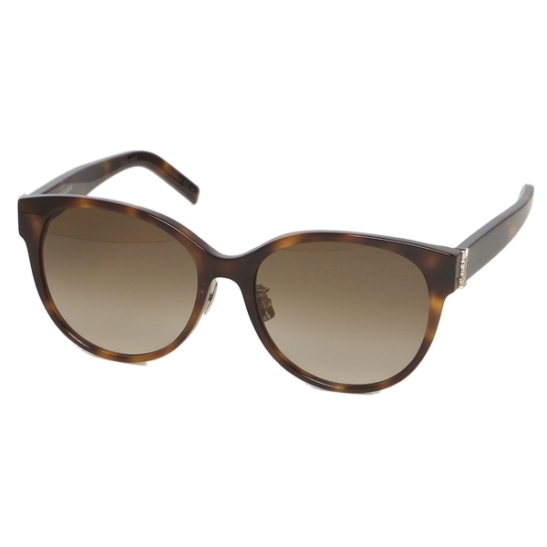 サンローラン サングラス アイウェア レディース 57サイズ ブラウン アジアンフィット SAINT LAURENT PARIS SL M39 K 004