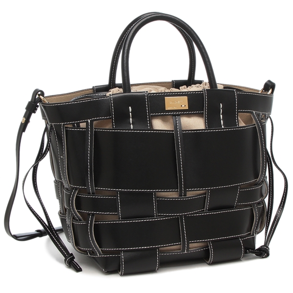 ザンケッティ トートバッグ 2WAY ブラック レディース ZANCHETTI WMSH 740 101