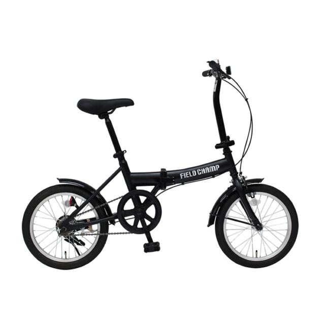 MC719 16インチ折畳み自転車BK メーカー直送 ▼返品・キャンセル不可【他商品との同時購入不可】