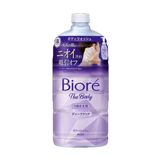 花王 ビオレ ザ ボディ 泡タイプ ディープクリア つめかえ用 740ml   【10個セット】
