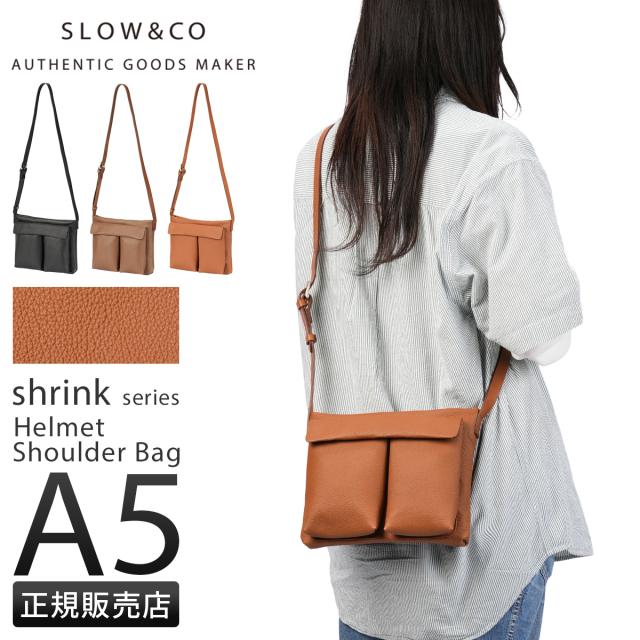 商品レビューで+5%｜スロウ シュリンク ショルダーバッグ?A5 本革 日本製 SLOW Shrink 858S75R