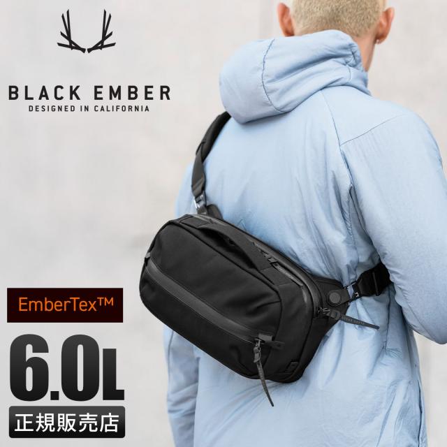 商品レビューで+5%｜ブラックエンバー エンバーテックス ボディバッグ スリングバッグ メンズ ブランド 斜めがけバッグ 防水 撥水 BLACK EMBER EmberTex No,7225015