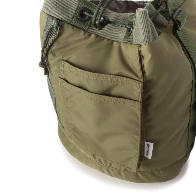 商品レビューで+5%｜ブリーフィング フィム ショルダーバッグ 巾着型 11.2L 撥水 日本製 ブランド ミリタリー BRIEFING FIME BRA253L54