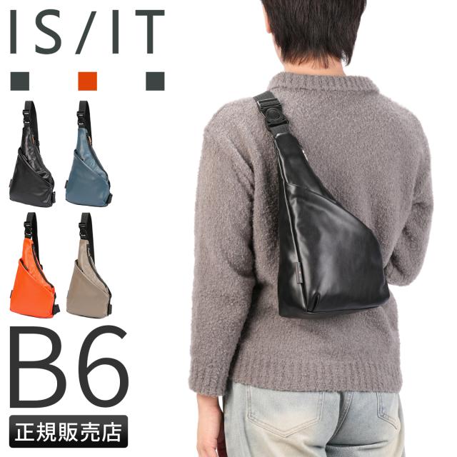 商品レビューで+5%｜IS/IT イズイット スカイ ワンショルダーバッグ ボディバッグ B6 合皮 撥水 ISIT Sky 957951