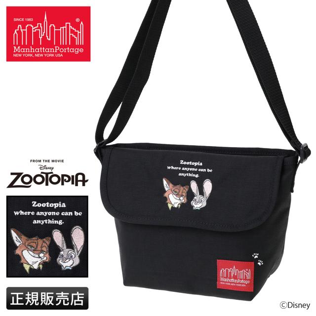 商品レビューで+5%｜マンハッタンポーテージ ズートピア ジュディ ニック グッズ ショルダーバッグ メッセンジャーバッグ レディース メンズ  軽量 斜めがけ 小さめ ミニ コンパクト Manhattan Portage ZOOTOPIA MP1603BPDMGNTZTP