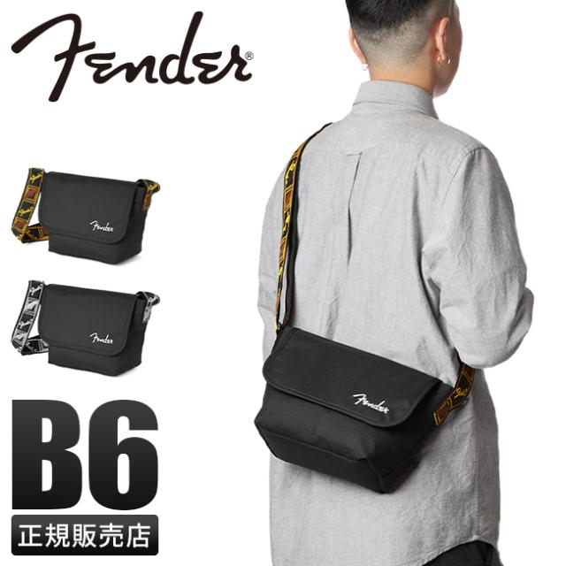 商品レビューで+5%｜フェンダー ショルダーバッグ メッセンジャーバッグ メンズ レディース ブランド モノグラムストラップ コーデュラ 斜めがけ 小さめ 軽量 B6 Fender 950-6052