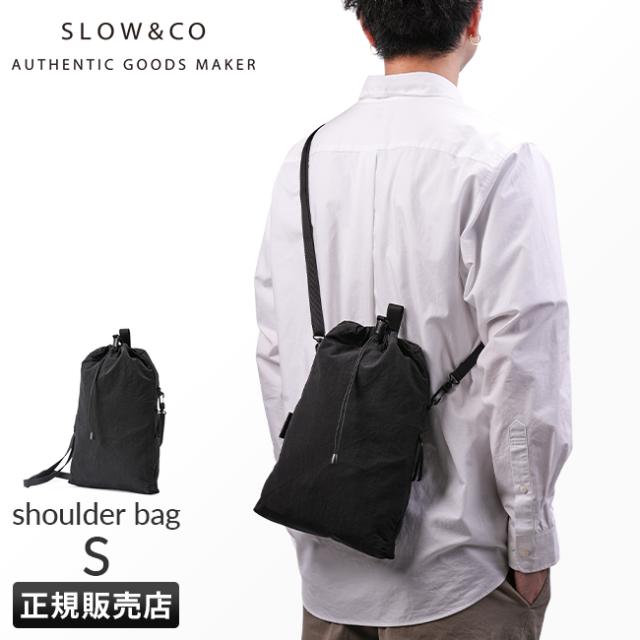 商品レビューで+5%｜SLOW スロウ 巾着バッグ ショルダーバッグ メンズ レディース ブランド 軽量 撥水 日本製 586S121L