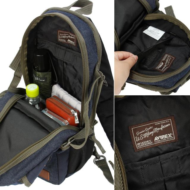 商品レビューで+5%｜アヴィレックス アビレックス バッグ ボディバッグ