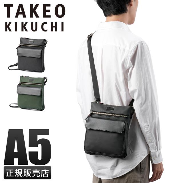 商品レビューで+5%｜タケオキクチ シーマ ショルダーバッグ メンズ 縦型 A5 TAKEO KIKUCHI 740112