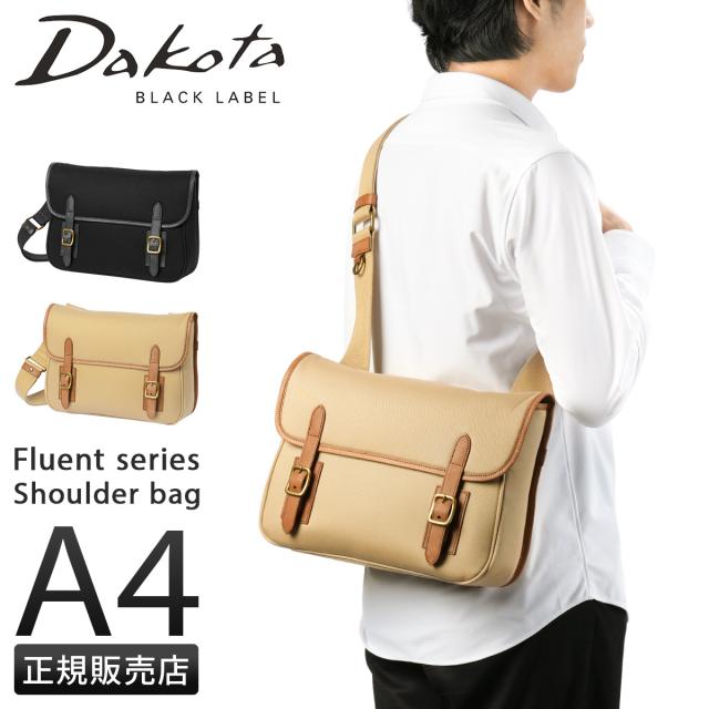 商品レビューで+5%｜ダコタ ブラックレーベル フルーエント ショルダーバッグ メンズ ブランド 斜めがけバッグ 撥水 A4 PC 14インチ Dakota BLACK LABEL 1623601