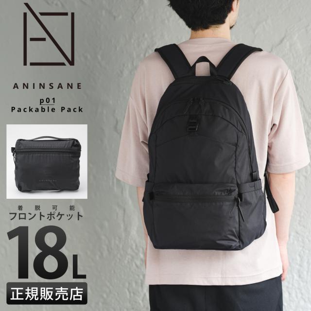 商品レビューで+5%｜アンインセイン Pシリーズ リュック メンズ ブランド 18L PC 13インチ ANINSANE P SERIES P01