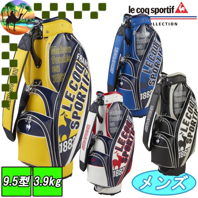 LG5SCB02M　ルコックゴルフ　グラフィックデザイン　キャディバッグ　ゴルフバッグ　カートバッグ