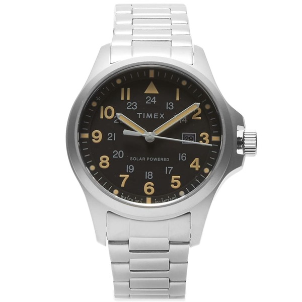 タイメックス メンズ 腕時計 アクセサリー Timex Field Post 41 Solar Watch Blackの通販はau PAY ...