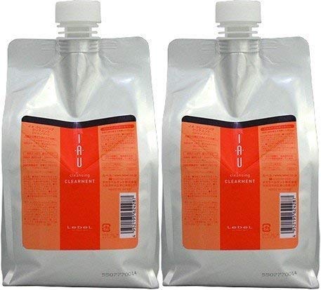 【X2個セット】 ルベル イオ クレンジング クリアメント 1000ml シャンプー 詰替用