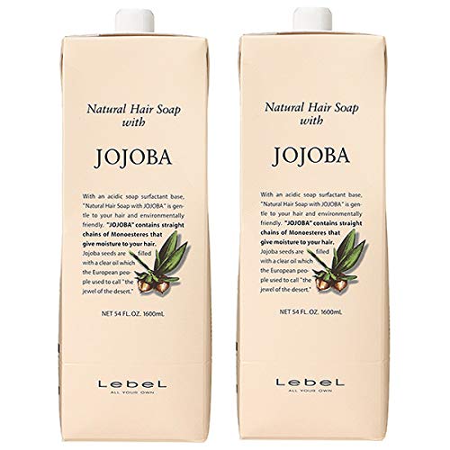 ルベル LebeL ナチュラル ヘアソープ ウィズ JO (ホホバ) 1600mL 2個セット