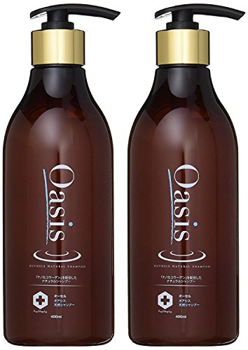 OASIS(オアシス) 天然シャンプー 400ml×2本セット