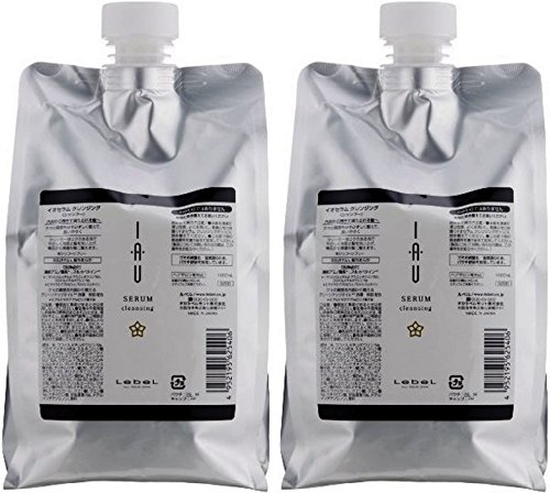 ルベル イオ セラム クレンジング シャンプー 1000mL ×2個セット 詰め替え用 業務用 Lebel iau SERUM