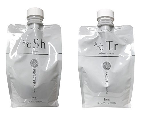 hoyu ホーユー プロステップ ヘアケア A/G シャンプー 1000ml ＆ トリートメント 1000g セット