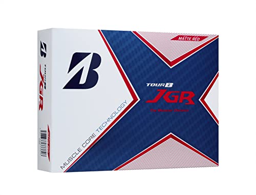 BRIDGESTONE(ブリヂストン)ゴルフボール TOUR B JGR 2021年モデル 12球入 マットレッド
