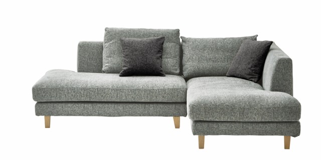 関家具 323498 左カウチソファ 角形ナチュラル木脚 (ライト 関家具 323498 左カウチソファ 角形ナチュラル木脚 (ライト