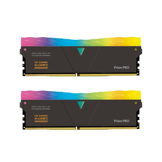 V-Color GTL1632816C-E6PRKWK TUF ALLIANCE PRISM PRO RGB Series PC4-25600 ...