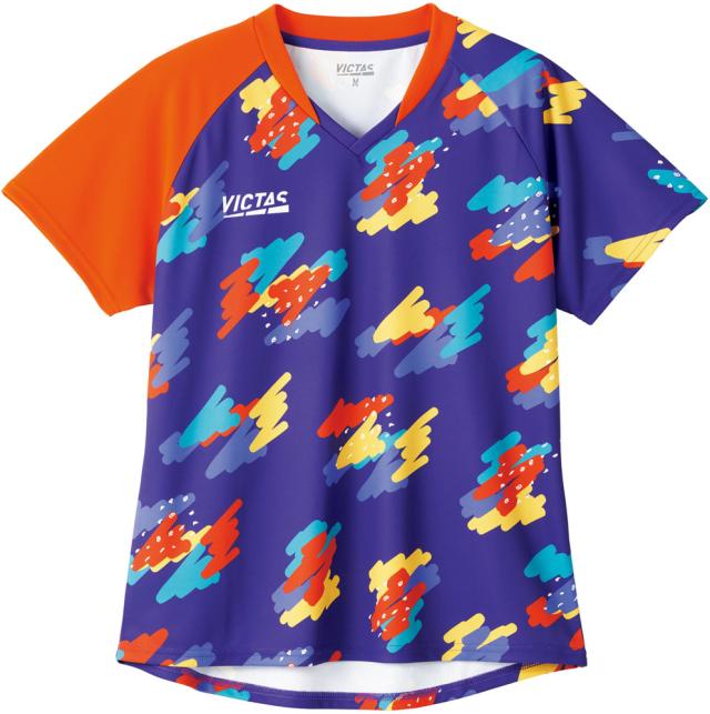 ヴィクタス 卓球 カラフル トライアングル レディース ゲームシャツ（バイオレット・サイズ：2XS） VICTAS TSP-612204-8100-2XS返品種別Aの通販はau PAY ...