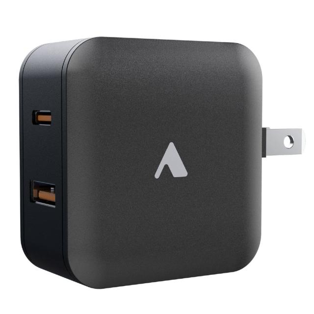 ALPEX（アルペックス） PD-AC02BK PD20W対応 TYPE-C 1ポート /USB1ポート AC充電器（ブラック ...