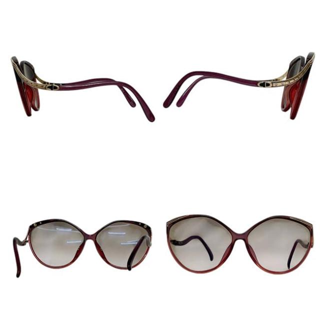 クリスチャン ディオール サングラス ボルドー ブラウン