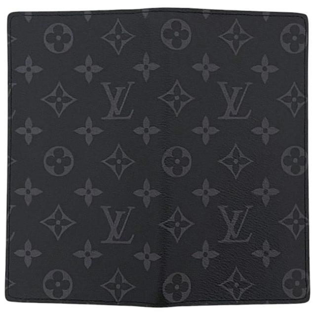 ルイ ヴィトン 二つ折り 長財布 ポルトフォイユ ブラザ ブラック