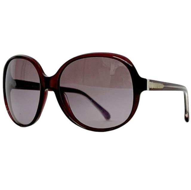 シャネル サングラス ボルドー グラデーション 5196 美品 プラスチック 中古 CHANEL アイウエア グラデーションカラー ワインレッド レディース メンズ 男女兼用 定番 人気 ヴィンテージ グラデーションレンズ カラーレンズ