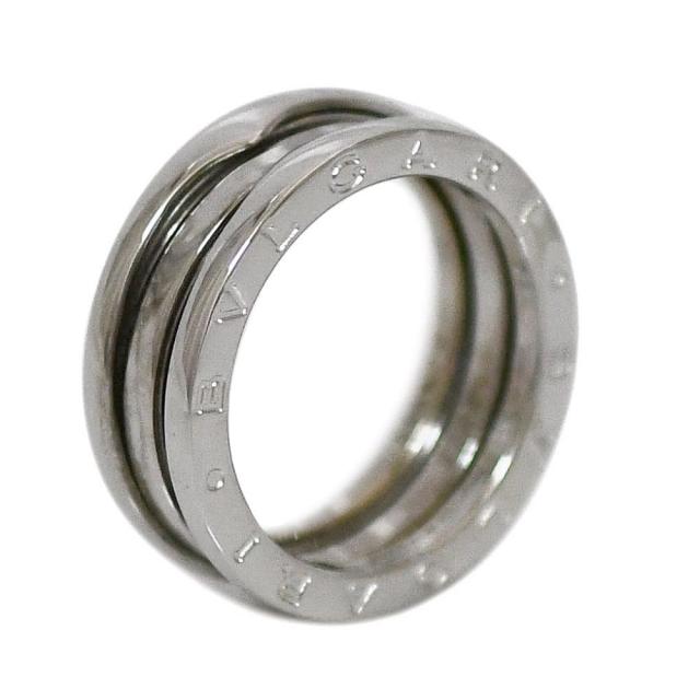 ブルガリ リング ビーゼロワン ホワイトゴールド ＷＧ B-Zero1 指輪 JP16号 750 Ｋ18G Sランク BVLGARI 新品 仕上げ済み 宝飾 2バンド メンズ レディース 男女兼用 定番 人気 ＃16 保存箱付き