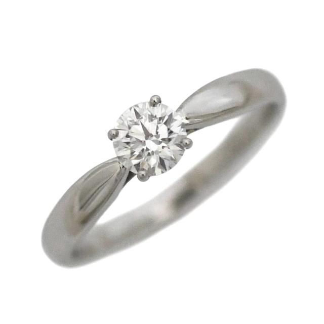 ティファニー リング ダイヤモンド Eカラー 指輪 JP11号 Pt950 プラチナ 天然ダイヤモンド Sランク TIFFANY&Co. VS1 EXCELLENT 一粒 ダイヤ 宝石 ブリリアントカット 宝飾 鑑定書付き レディース