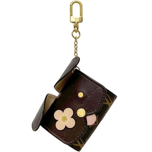 ルイ ヴィトン イヤホンケース エテュイ イヤホン ブラウン GI0567 美品 犬 モノグラムキャンバス メタル 中古 SN5200 LOUIS VUITTON Air Pods Pro カバー ドッグ アニマル モチーフ ドッグ