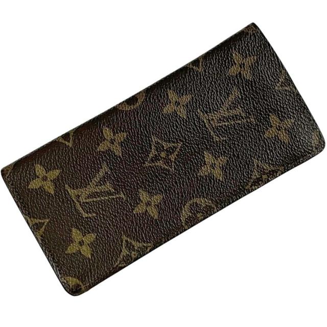 ルイ ヴィトン メガネケース エテュイ リュネット サンプール ブラウン モノグラム M62962 小物入れ モノグラム 中古 LOUIS VUITTON 封筒型 ロゴ 総柄 眼鏡 ケース 小物入れ 茶色 定番 人気 シンプル