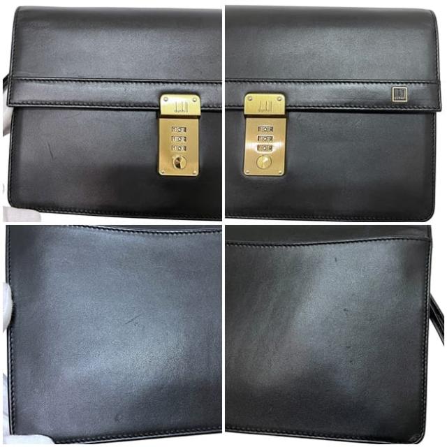 ダンヒル セカンドバッグ ブラック オックスフォード 美品 クラッチ