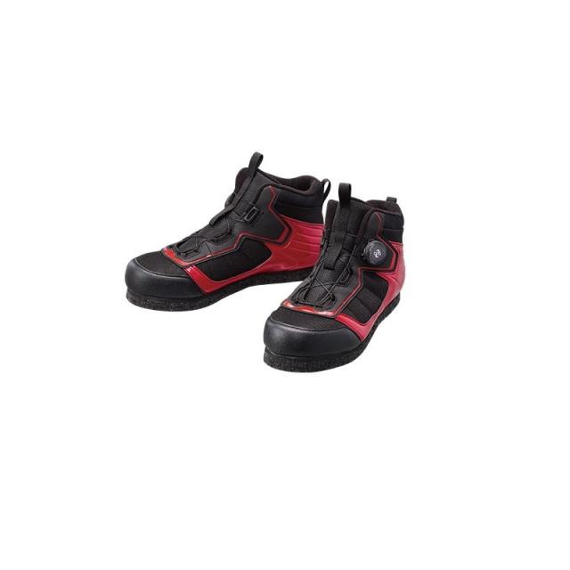 シマノ FS-041Q カットラバーピンフェルトフィットシューズ LT レッド 27.0cm