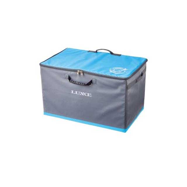 がまかつ LE311 カーストレージバッグ 45×75×45cm シアン×グレー　　【釣具　釣り具】