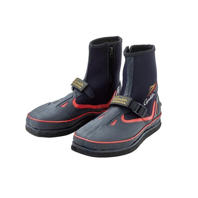 がまかつ GM907 鮎タビ(先割・レギュラー・フェルト) S ブラック　【釣具　釣り具】