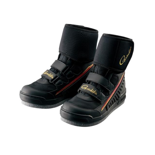 がまかつ GM4538 ウェーディングシューズ(フェルトスパイク) LL ブラック　【釣具　釣り具】