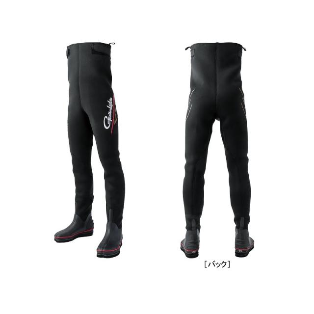 がまかつ GM5825 胴付ウェーダー(先割・4mm厚) ブラック 26B　【釣具　釣り具】