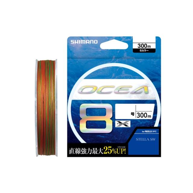 シマノ LD-A81S オシア8PE 400m 10号 10m×5カラー