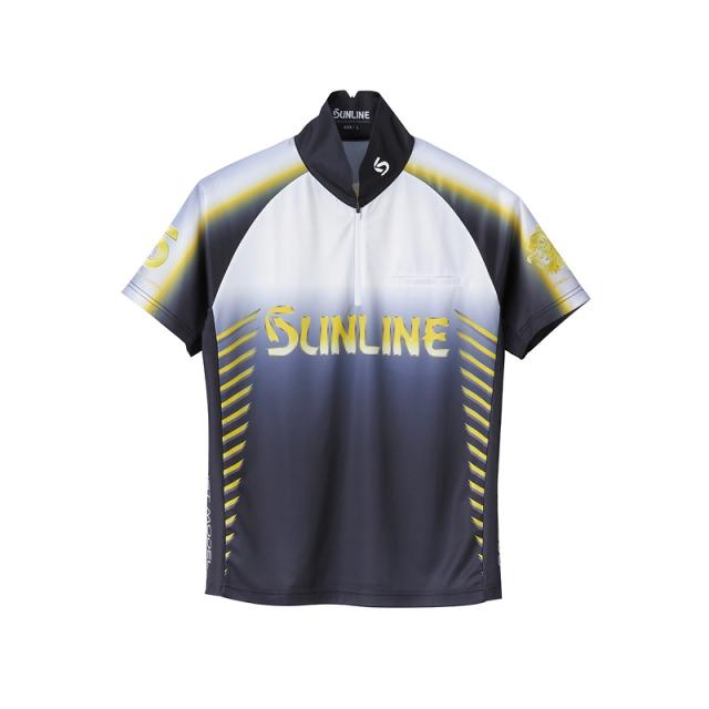 サンライン SUW-04302CW PRODRYシャツ(半袖) ブラック M　【釣具　釣り具】