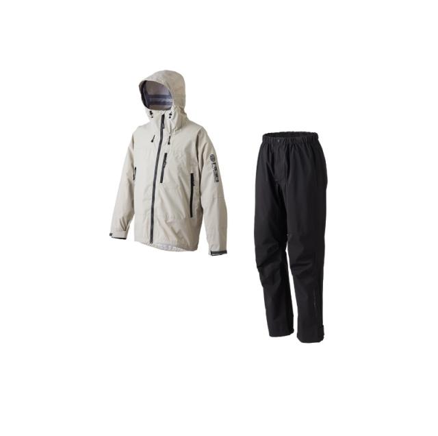 リバレイ 7713 RBB タイドゲームレインスーツ ライトグレー 3L　【釣具　釣り具】