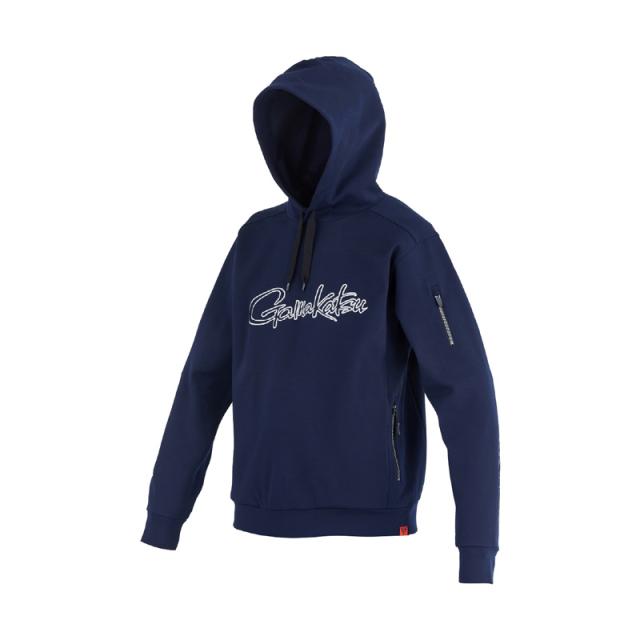 がまかつ GM3755 フーデッドスウェットシャツ ネイビー 3L