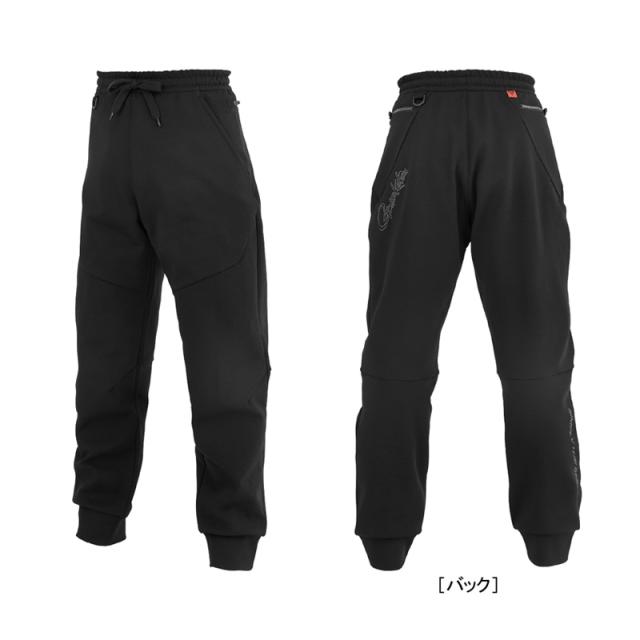 がまかつ GM3757 スウェットパンツ ブラック/ブラック LL